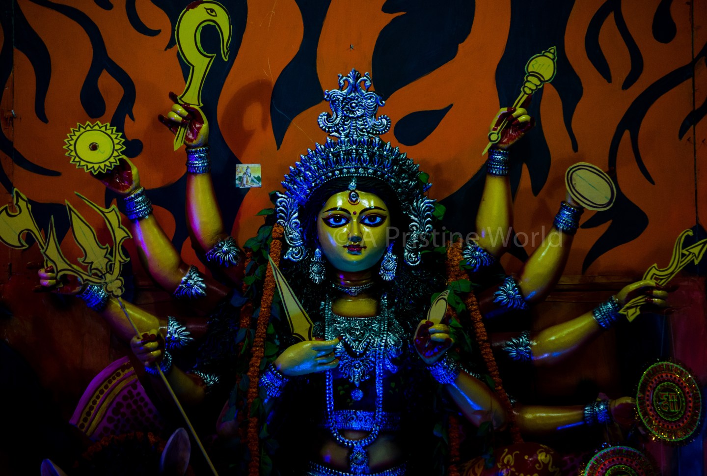 Devi sakti and Durga in her two main forms: Katyayani and ...