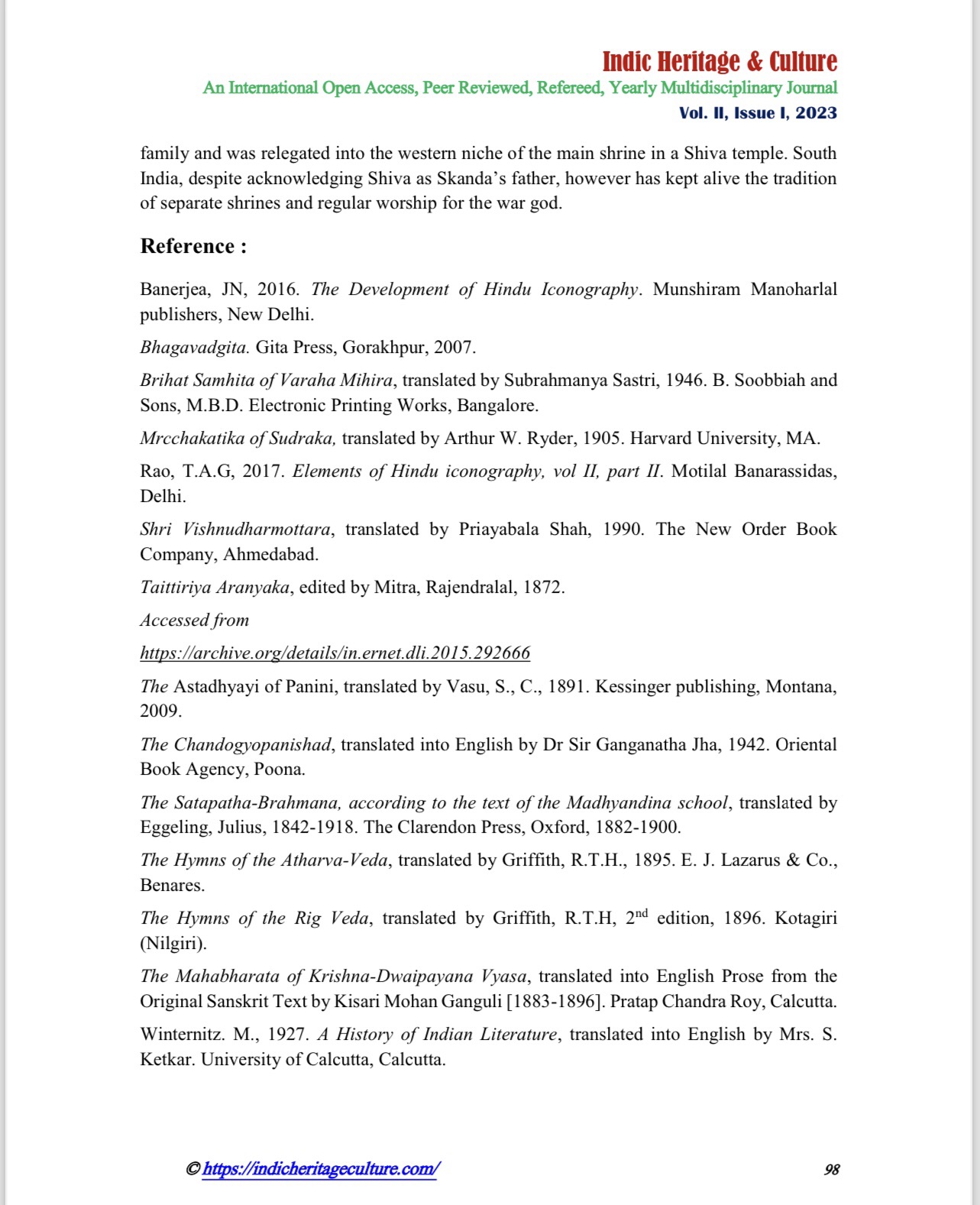 Published Academic Research Papers – Moni Gāthā